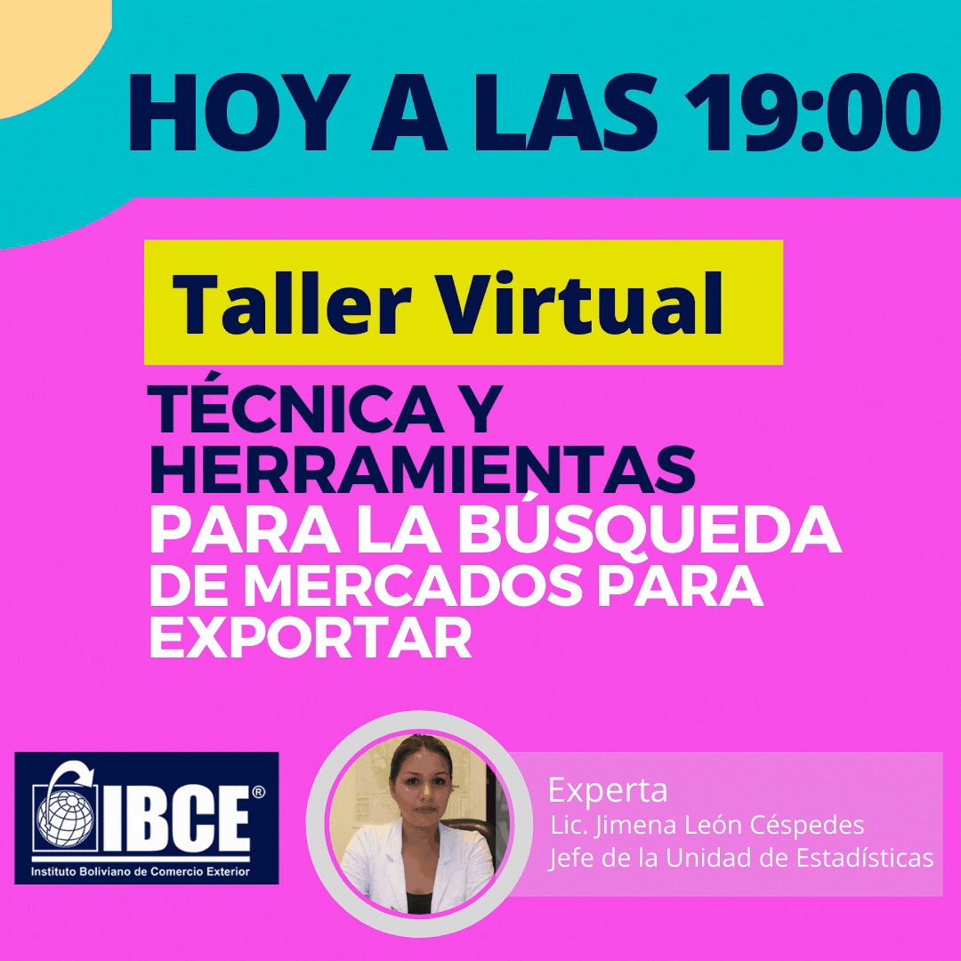 Portada del IBCE - Instituto Boliviano de Comercio Exterior